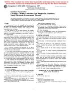 ASTM A609/A609M-91(1997) – Most Currently Technical Standards