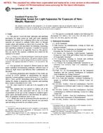 ASTM G155-00 – Most Currently Technical Standards