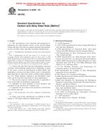 ASTM A563M-04 – Most Currently Technical Standards