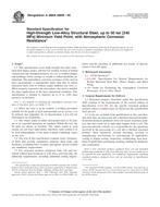 ASTM A588/A588M-05 – Most Currently Technical Standards