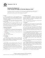 ASTM C426-05 – Most Currently Technical Standards