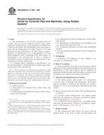 ASTM C443-05a – Most Currently Technical Standards