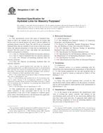 ASTM C207-06 – Most Currently Technical Standards