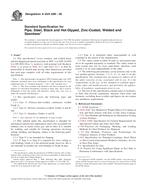 ASTM A53/A53M-06 – Most Currently Technical Standards