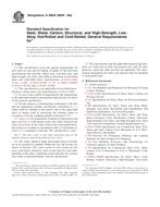 ASTM A568/A568M-06a – Most Currently Technical Standards