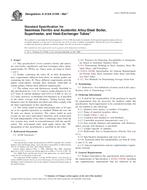 ASTM A213/A213M-06ae1 – Most Currently Technical Standards