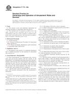 ASTM F770-06a – Most Currently Technical Standards