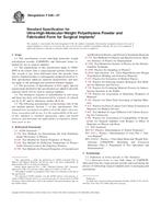 ASTM F648-07 – Most Currently Technical Standards