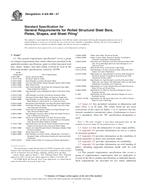 ASTM A6/A6M-07 – Most Currently Technical Standards