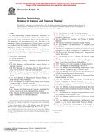 ASTM E1823-07 – Most Currently Technical Standards