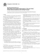 ASTM A653/A653M-01a – Most Currently Technical Standards