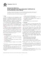 ASTM C423-08 – Most Currently Technical Standards