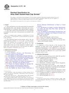 ASTM A574-08 – Most Currently Technical Standards