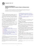 ASTM E263-09 – Most Currently Technical Standards