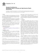 ASTM C181-09 – Most Currently Technical Standards