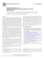 ASTM A615/A615M-09a – Most Currently Technical Standards