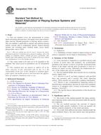 ASTM F355-09 – Most Currently Technical Standards