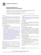 ASTM A494/A494M-09e1 – Most Currently Technical Standards