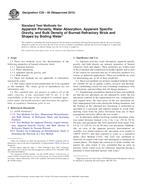 ASTM C20-00(2010) – Most Currently Technical Standards