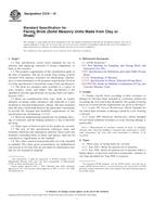 ASTM C216-10 – Most Currently Technical Standards