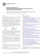 ASTM A490M-10 – Most Currently Technical Standards