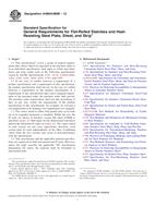 ASTM A480/A480M-12 – Most Currently Technical Standards