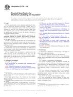 ASTM C1729-12a – Most Currently Technical Standards