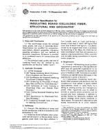 ASTM C208-72(1982) – Most Currently Technical Standards