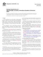 ASTM A572/A572M-13a – Most Currently Technical Standards