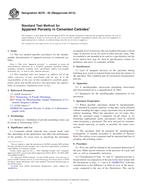 ASTM B276-05(2015) – Most Currently Technical Standards