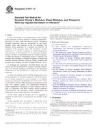 ASTM E1876-15 – Most Currently Technical Standards