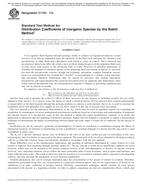 ASTM C1733-17a – Most Currently Technical Standards