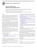 ASTM C208-12(2017)e1 – Most Currently Technical Standards