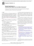 ASTM F436/F436M-18a – Most Currently Technical Standards