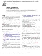 ASTM A473-18a – Most Currently Technical Standards