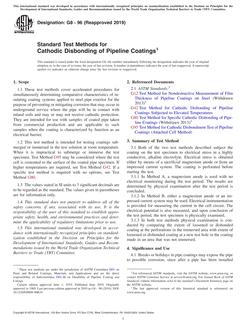 ASTM G8-96(2019) – Most Currently Technical Standards