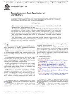 ASTM F3343-19a – Most Currently Technical Standards