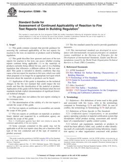 ASTM E2989-19a – Most Currently Technical Standards