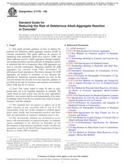 ASTM C1778-19b – Most Currently Technical Standards