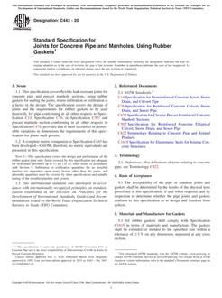 ASTM C443-20 – Most Currently Technical Standards