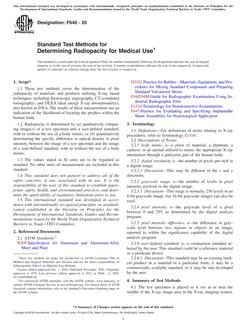 ASTM F640-20 – Most Currently Technical Standards