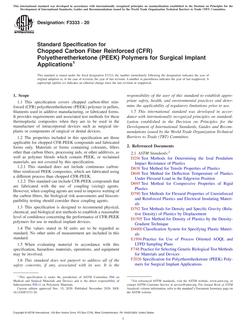 ASTM F3333-20 – Most Currently Technical Standards