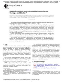 ASTM F833-21 – Most Currently Technical Standards