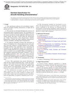ASTM F3173/F3173M-21a – Most Currently Technical Standards