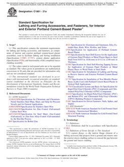 ASTM C1861-21a – Most Currently Technical Standards