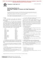 ASTM A336/A336M-99e1 – Most Currently Technical Standards