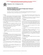 ASTM C166-87(1997) – Most Currently Technical Standards