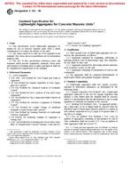 ASTM C331-00 – Most Currently Technical Standards