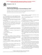 ASTM C426-99 – Most Currently Technical Standards