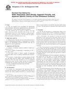 ASTM C373-88(1999) – Most Currently Technical Standards